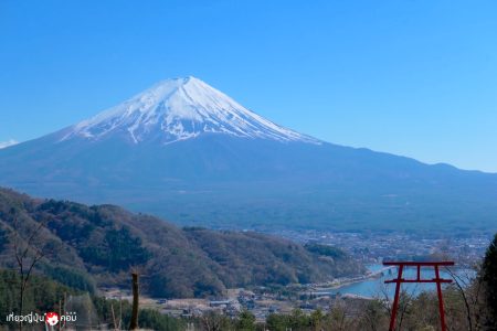 Yamanashi: ซุ้มประตูโทริอิแห่งท้องฟ้า Tenku-no-Torii ศาลเจ้า Kawaguchi ...