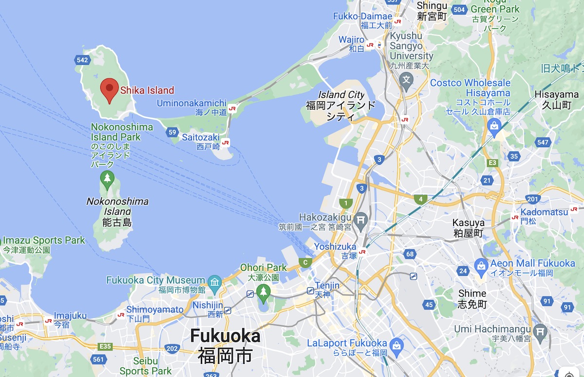 เที่ยวญี่ปุ่น ดอทคอม | shikanoshima-map | เที่ยวญี่ปุ่น ดอทคอม